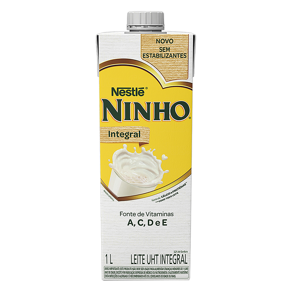 Leite UHT Integral Nestlé Ninho Sem Estabilizantes 1L - Sonda ...