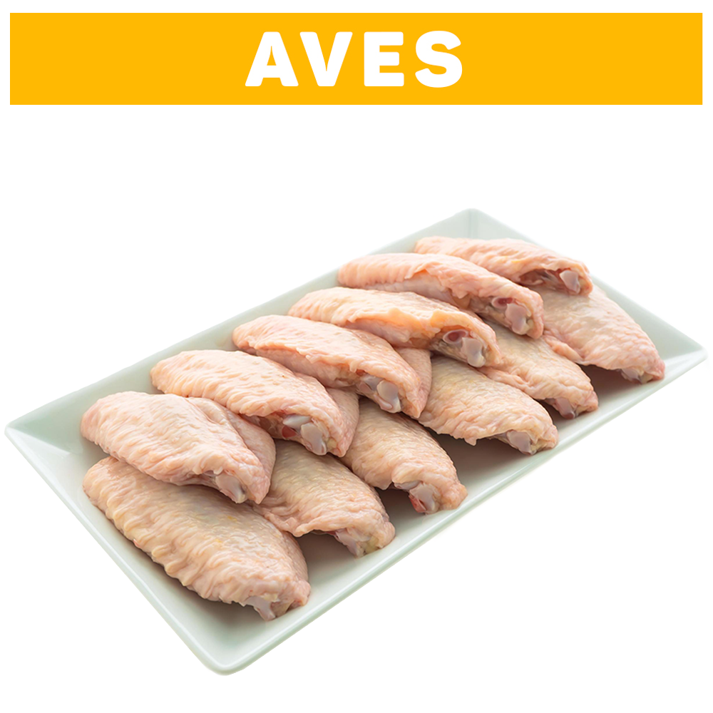 Meio da Asa de Frango Congelada 1kg - Sonda Supermercado Delivery