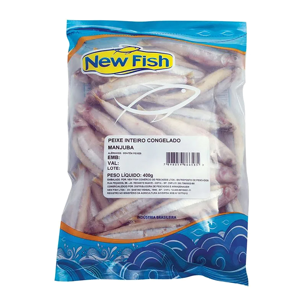 Manjuba New Fish Inteiro Congelado 400g - Sonda Supermercado Delivery