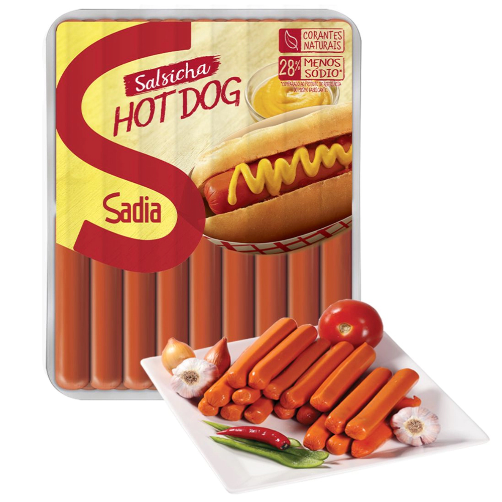 Salsicha Hot Dog Sadia a granel 500g - Sonda Supermercado Delivery