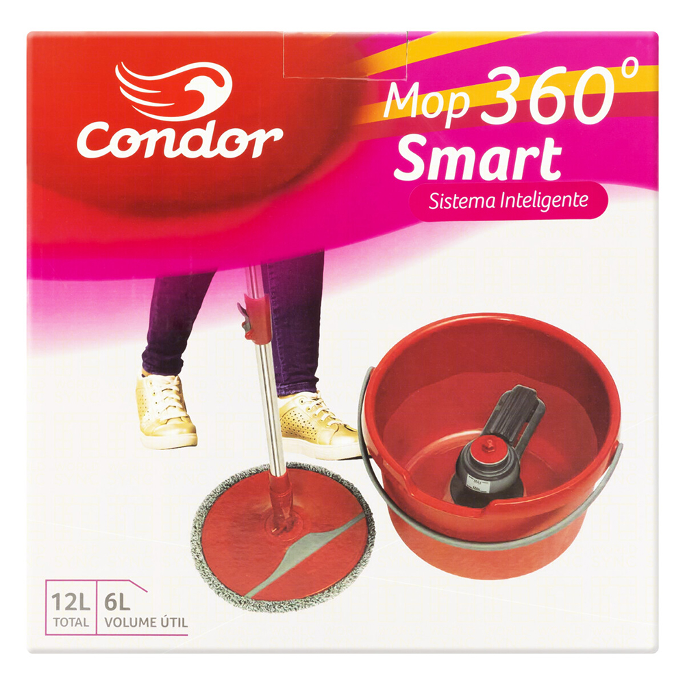 Mop 360° Smart 12l Condor - Sonda Supermercado Delivery