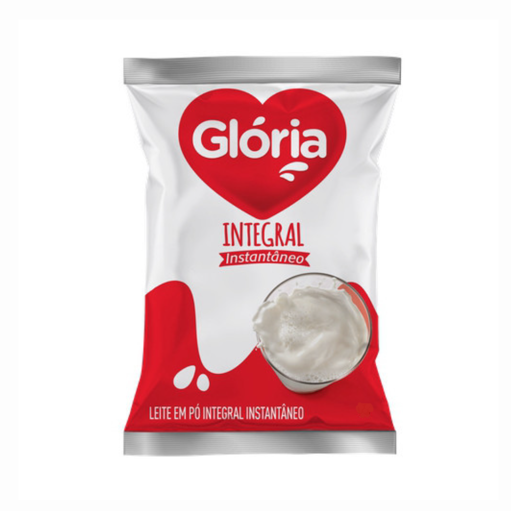 Leite em Pó Glória Integral Instantâneo 200g - Sonda Supermercado Delivery