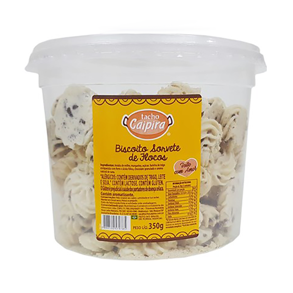 Biscoito Tacho Caipira Flocos Pote 350g - Sonda Supermercado Delivery