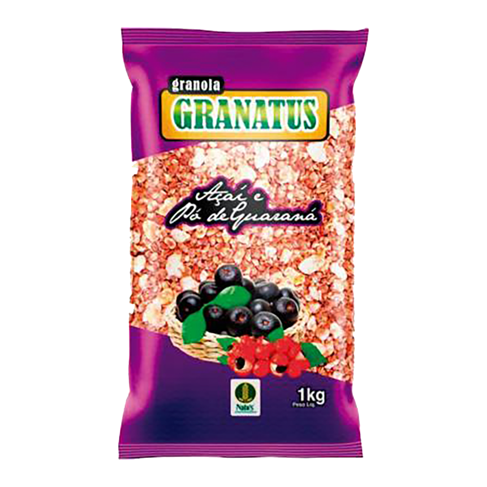 Granola Granatus Açaí e Guaraná Pacote 1kg - Sonda Supermercado Delivery