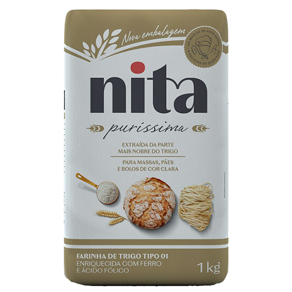 Farinha de Trigo Nita Puríssima 1 kg - Sonda Supermercado Delivery
