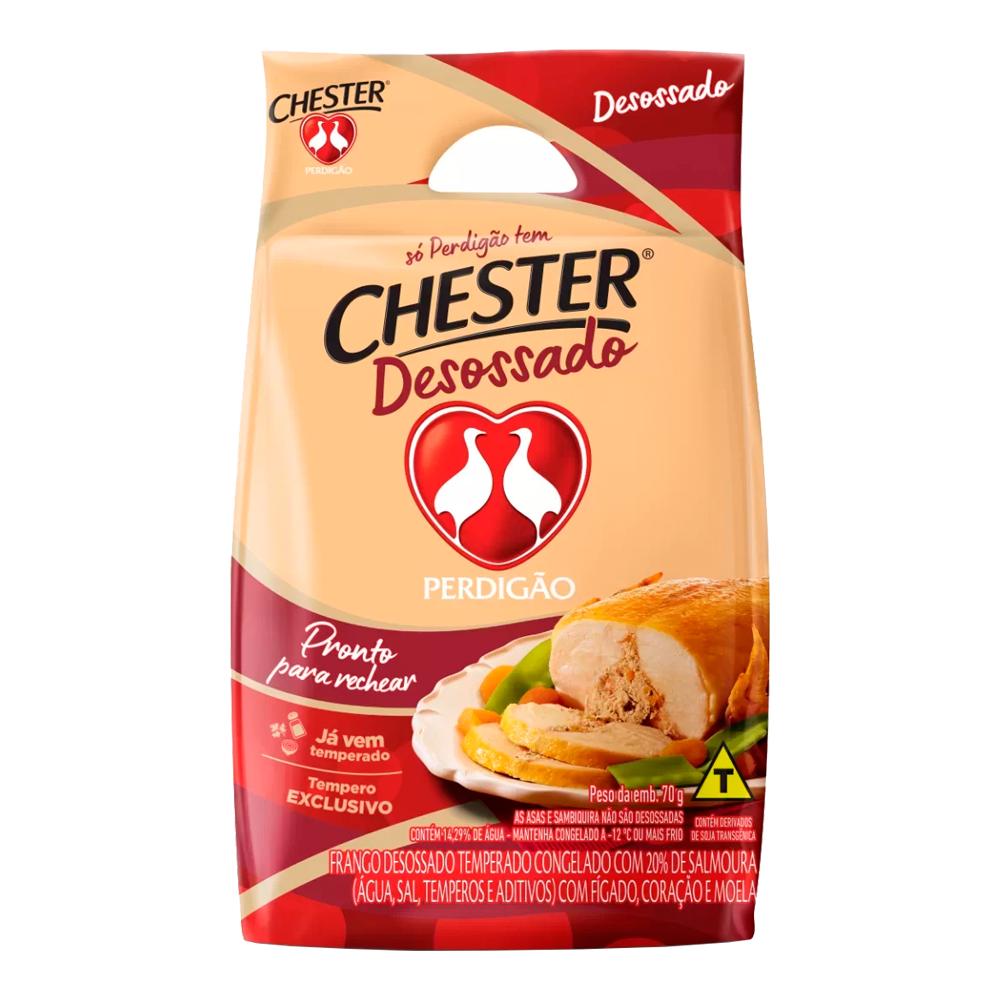 Frango Congelado Temperado com Miúdos sem Osso Perdigão Chester 2,5kg ...