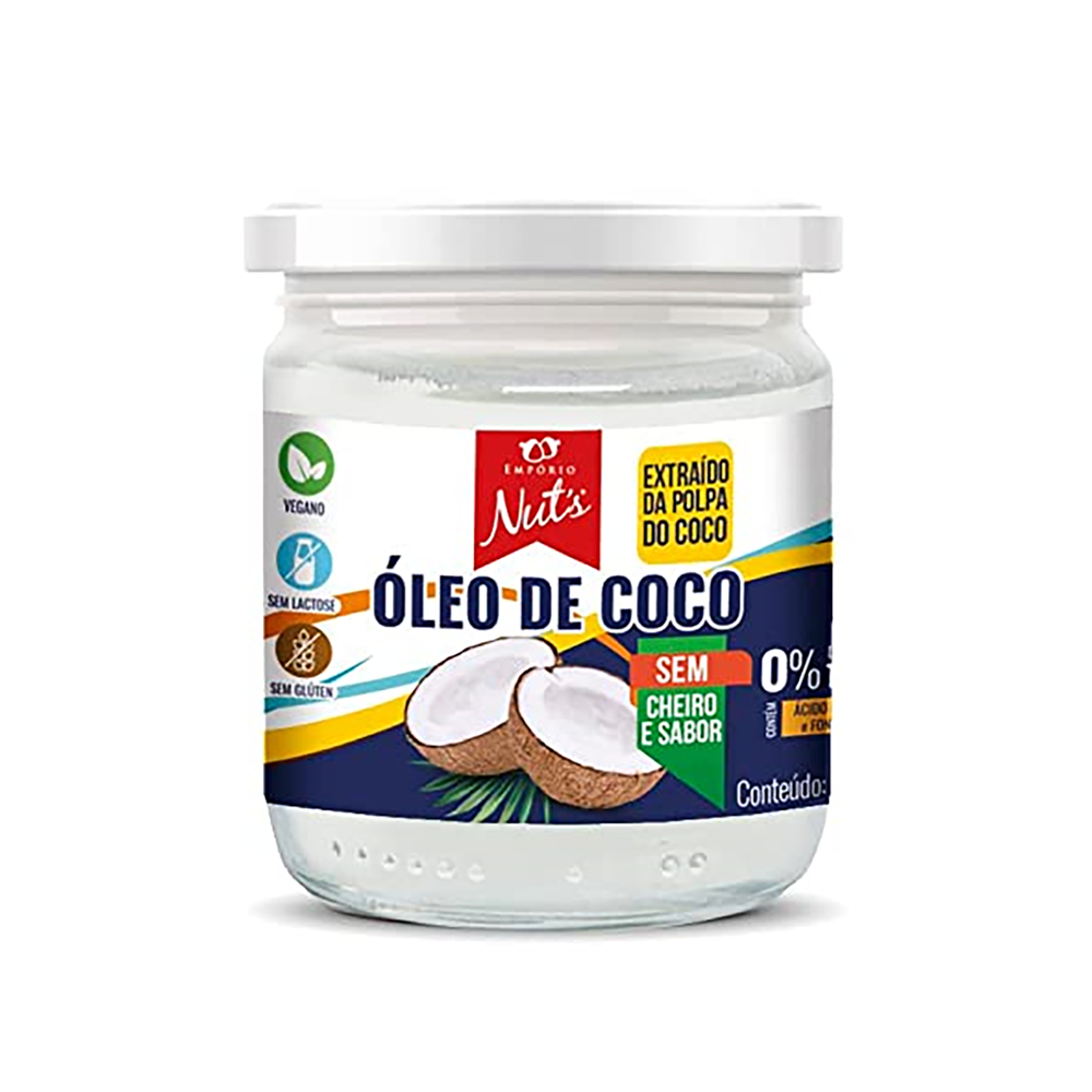 Óleo de Coco Extra Virgem Emporio Nuts Sem Cheiro e Sabor 200ml - Sonda ...