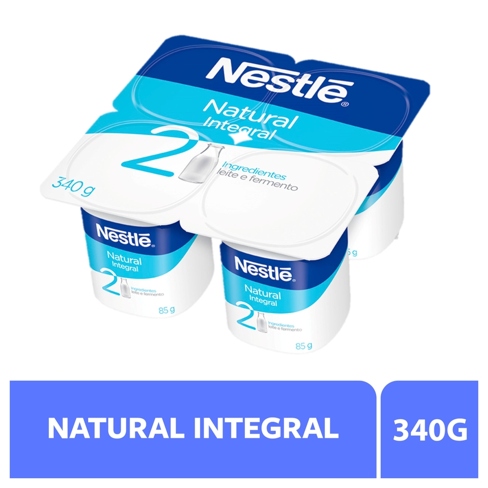 Iogurte Natural Integral Nestlé 340g Bandeja - Sonda Supermercado Delivery