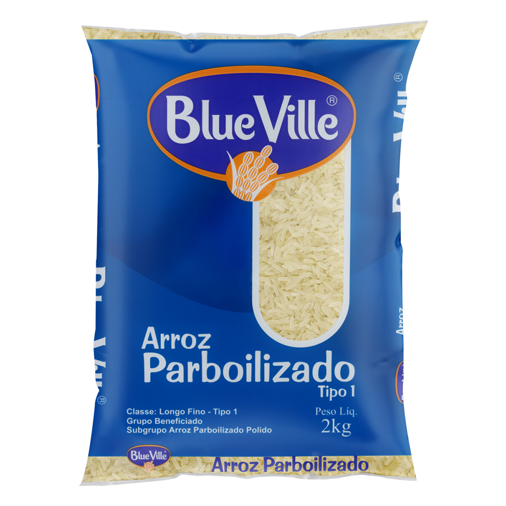 Arroz Parboilizado Tipo 1 Blue Ville Pacote 2kg - Sonda Supermercado ...