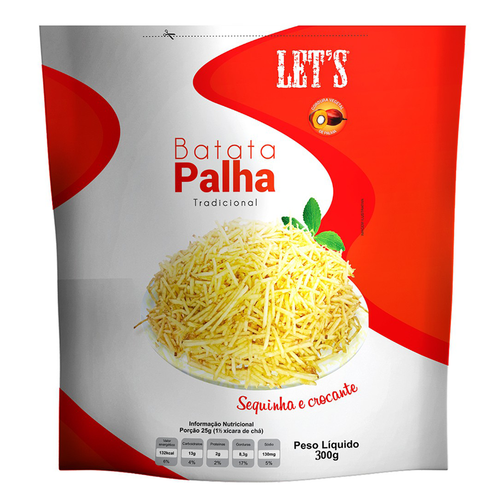 Batata Palha Let's Pacote 300g - Sonda Supermercado Delivery