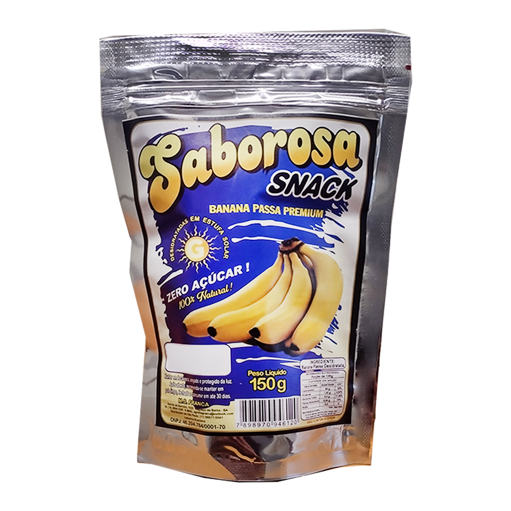 Banana Passa Premium Saborosa Snack 150g - Sonda Supermercado Delivery