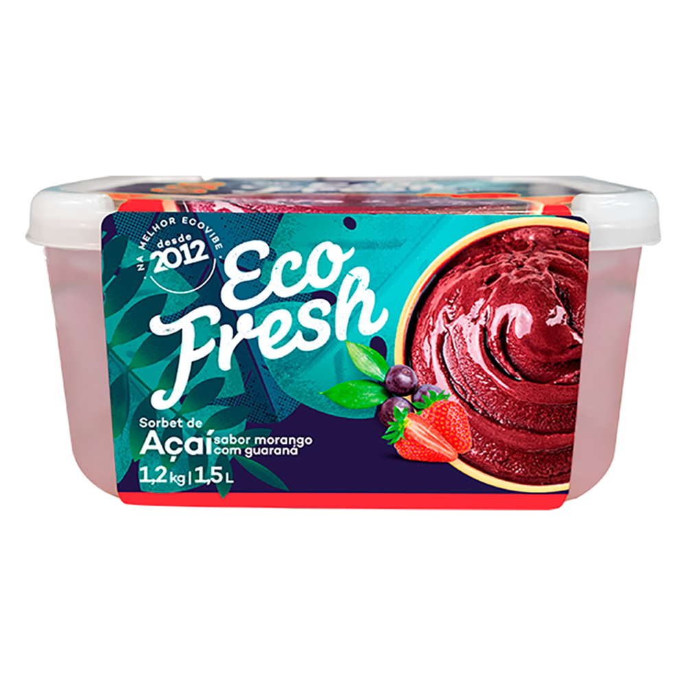 Açaí Eco Fresh Morango e Guaraná 1,5l - Sonda Supermercado Delivery