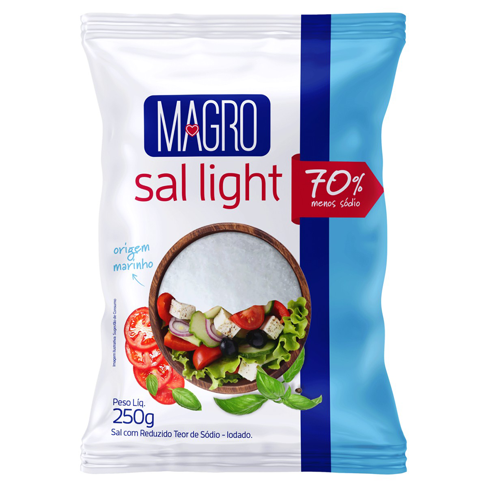 Sal Marinho Light Magro Pacote 250g - Sonda Supermercado Delivery