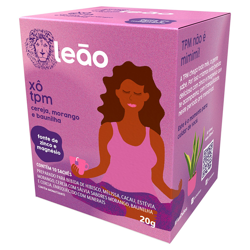Chá Xô TPM Leão Fases Caixa 20g 10 Unidades - Sonda Supermercado Delivery