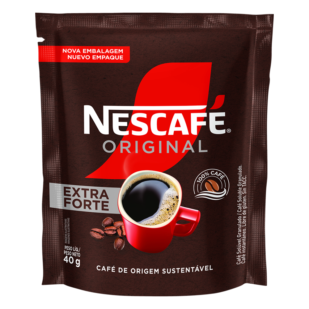 Café Solúvel NESCAFÉ Original Extra Forte Sachet 40g - Sonda ...