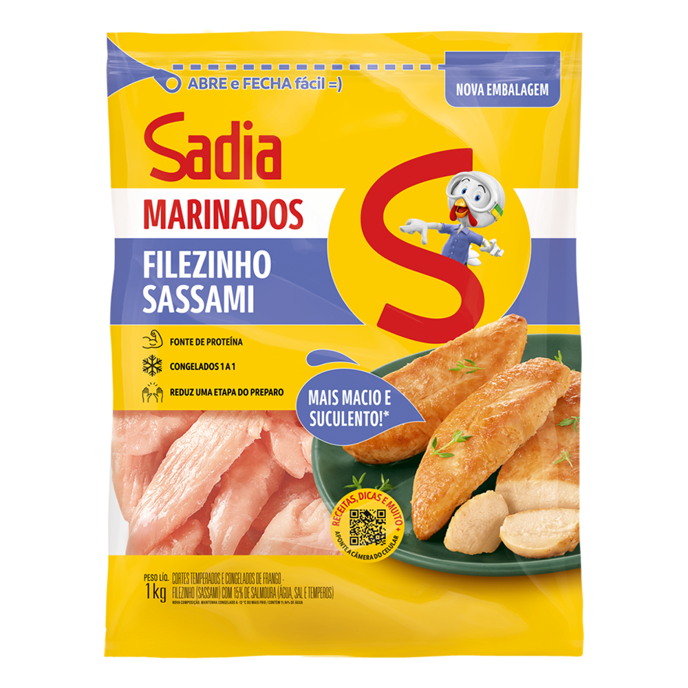 Filezinho Sassami de Frango Congelado Sadia Marinados 1kg - Sonda ...