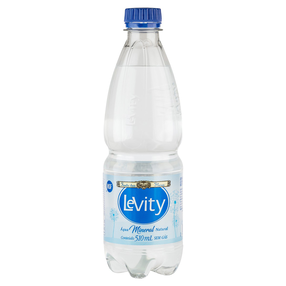 Água Mineral Natural sem Gás Levity Garrafa 510ml - Sonda Supermercado ...