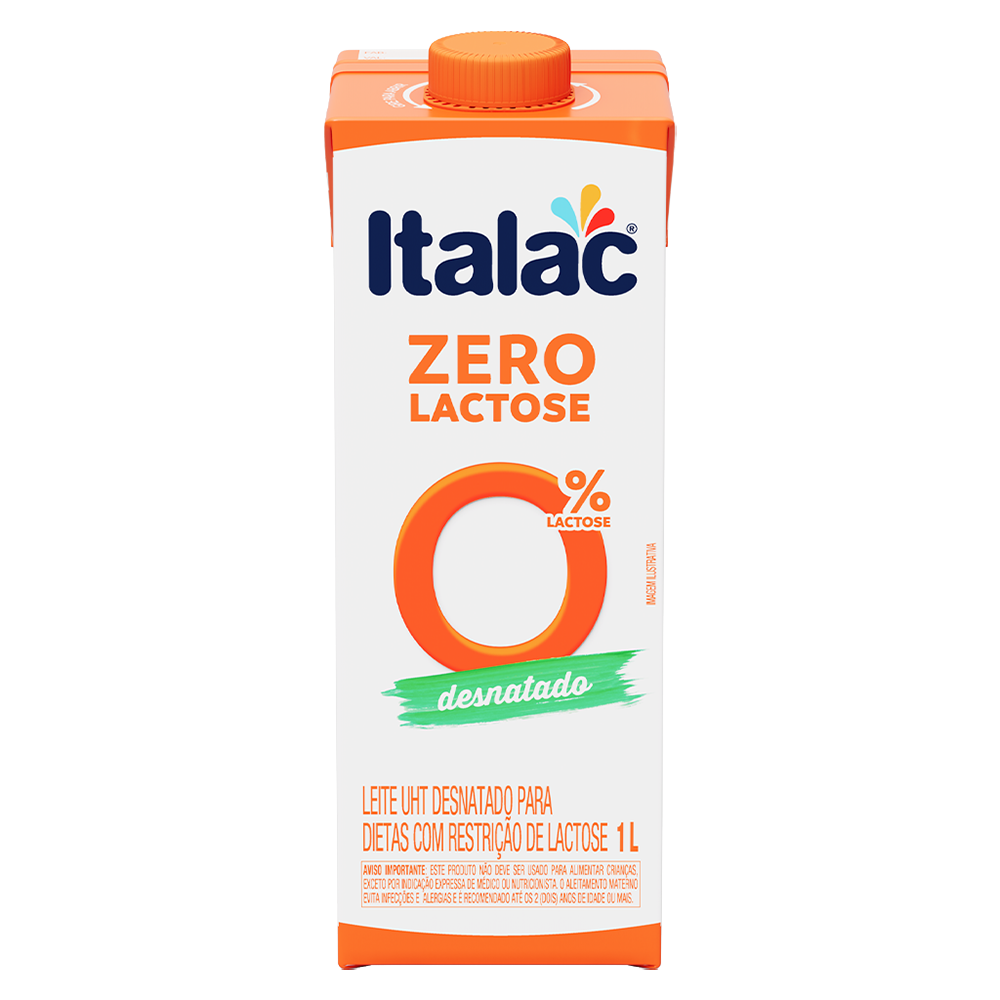 Leite UHT Italac Zero Lactose Desnatado Com Tampa 1l - Sonda ...