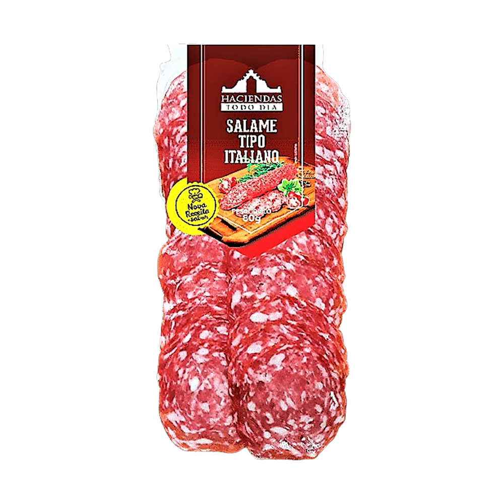 Salame Haciendas Todo Dia Tipo Italiano Fatiado 80g - Sonda ...
