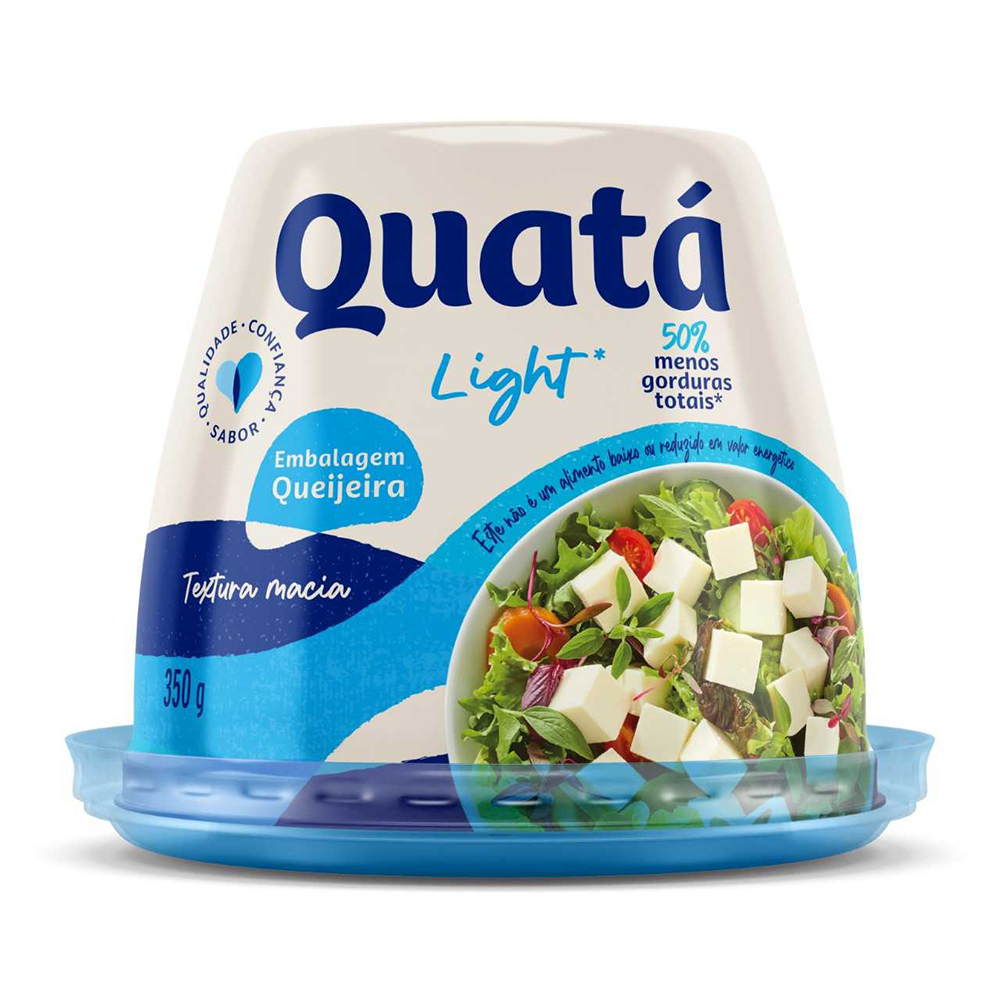 Queijo Frescal Ultrafiltrado Light Quatá Pote 350g - Sonda Supermercado ...