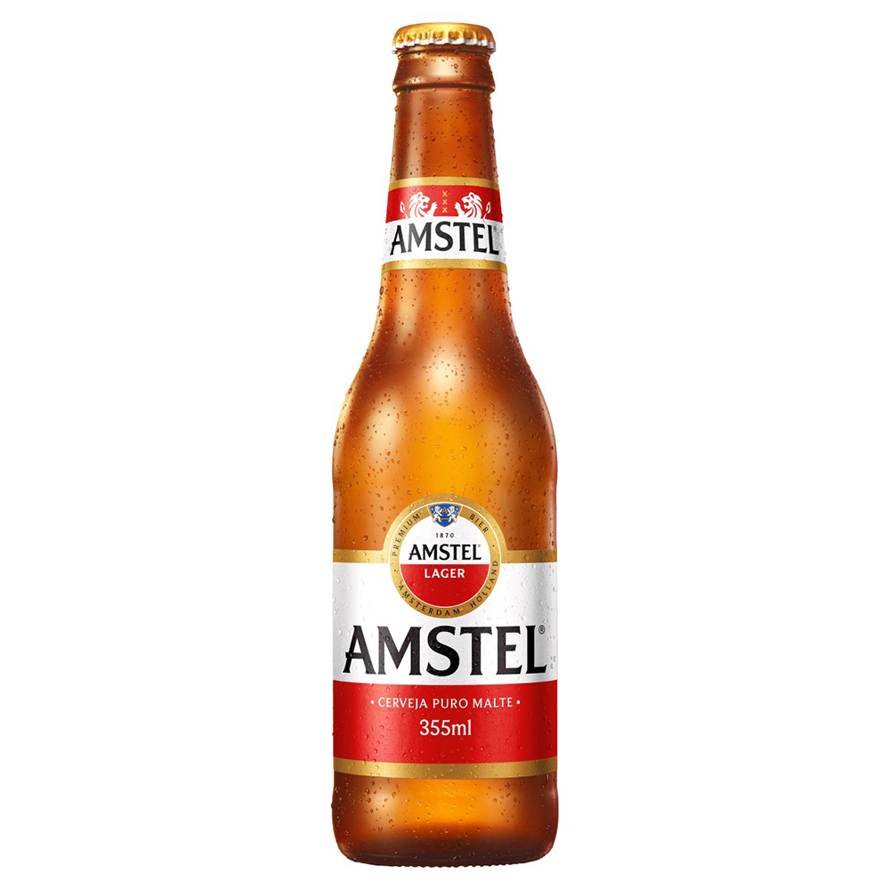Cerveja Lager Premium Puro Malte Amstel Garrafa 355ml - Sonda ...