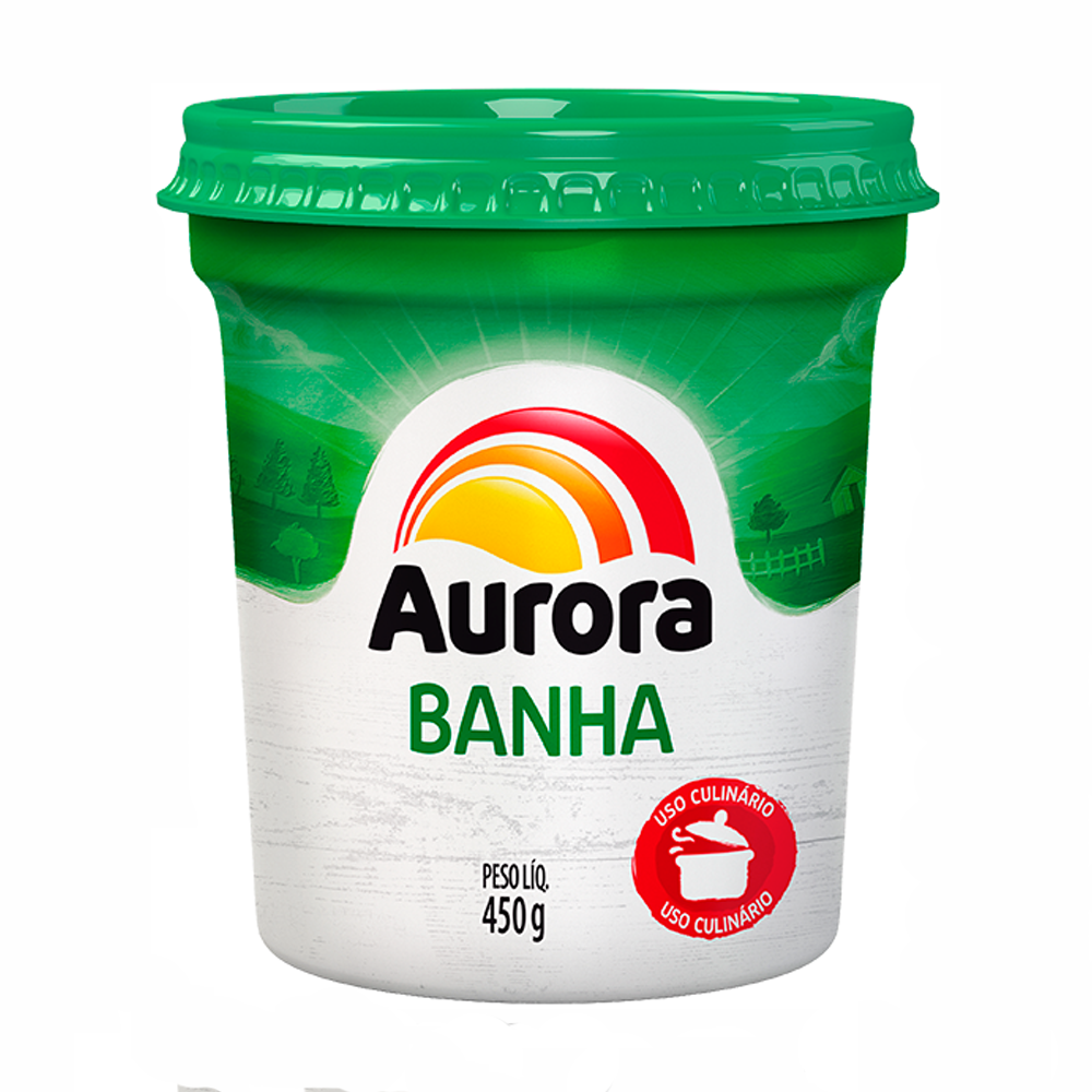 Banha Aurora Pote 450g - Sonda Supermercado Delivery