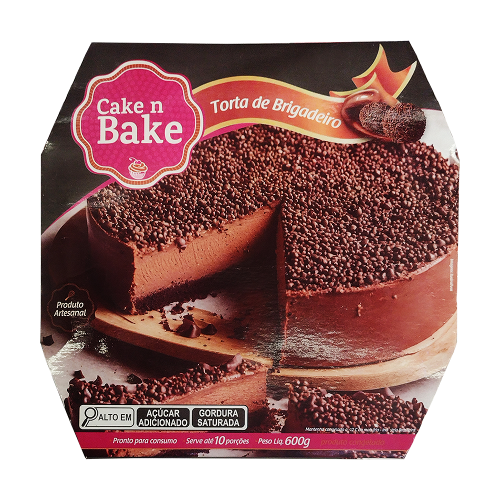 Torta Cake n'Bake Brigadeiro 600g - Sonda Supermercado Delivery