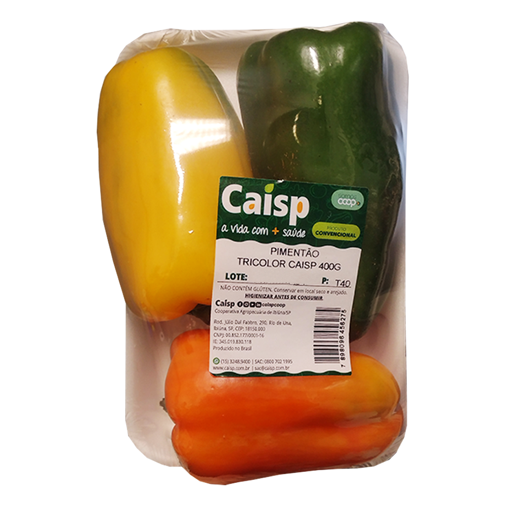 Pimentão Caisp Tricolor 400g - Sonda Supermercado Delivery