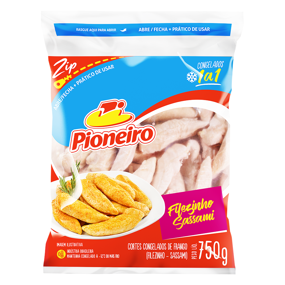 Filezinho de Frango Sassami Pioneiro Congelado 750g - Sonda ...