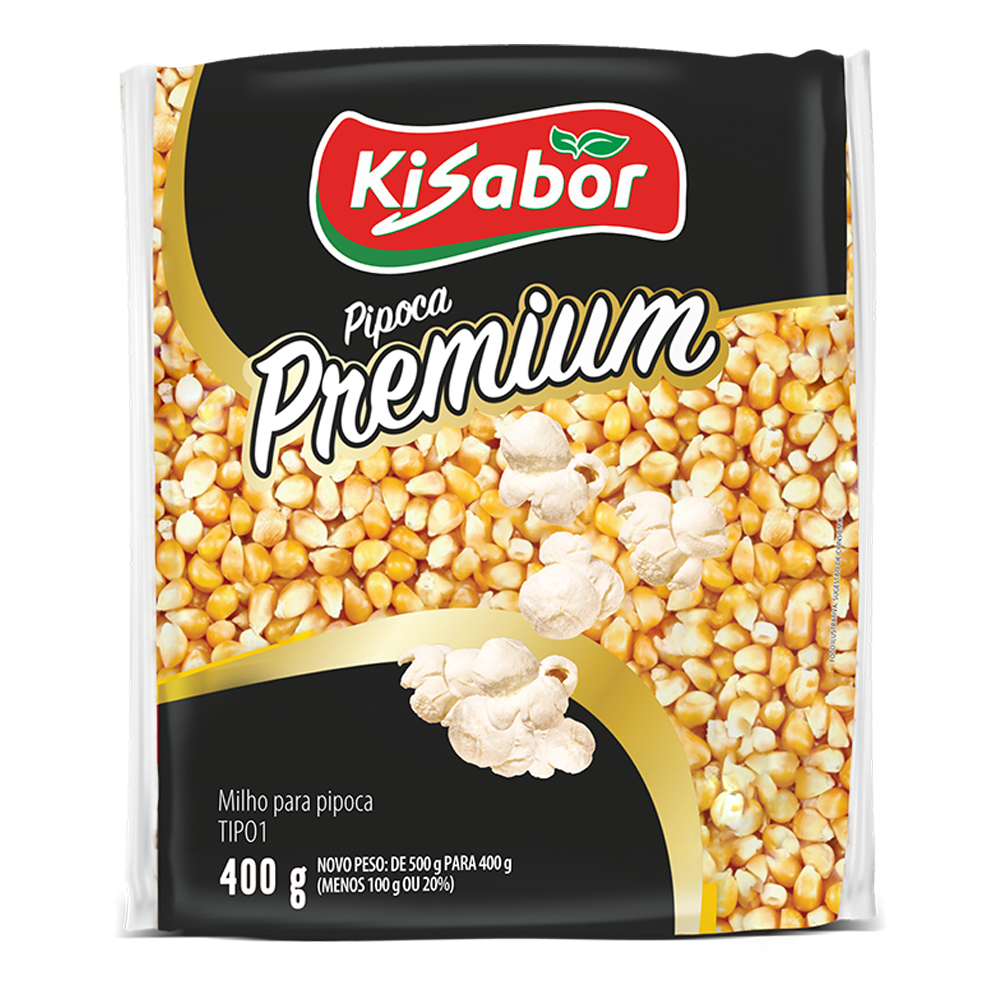 Milho Pipoca Kisabor Premium 400g - Sonda Supermercado Delivery