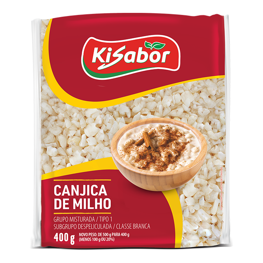 Canjica de Milho Branco Kisabor 400g - Sonda Supermercado Delivery