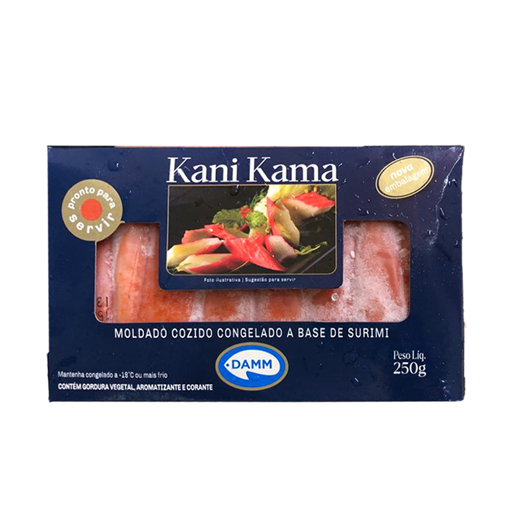 Kani Damm kama bastipo surimi conserva 250g - Sonda Supermercado Delivery