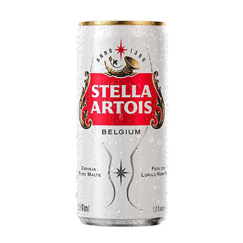Cerveja Stella Artois Puro Malte 269ml Lata - Sonda Supermercado Delivery