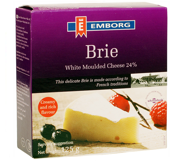 QUEIJO BRIE EMBORG 125G - Sonda Supermercado Delivery