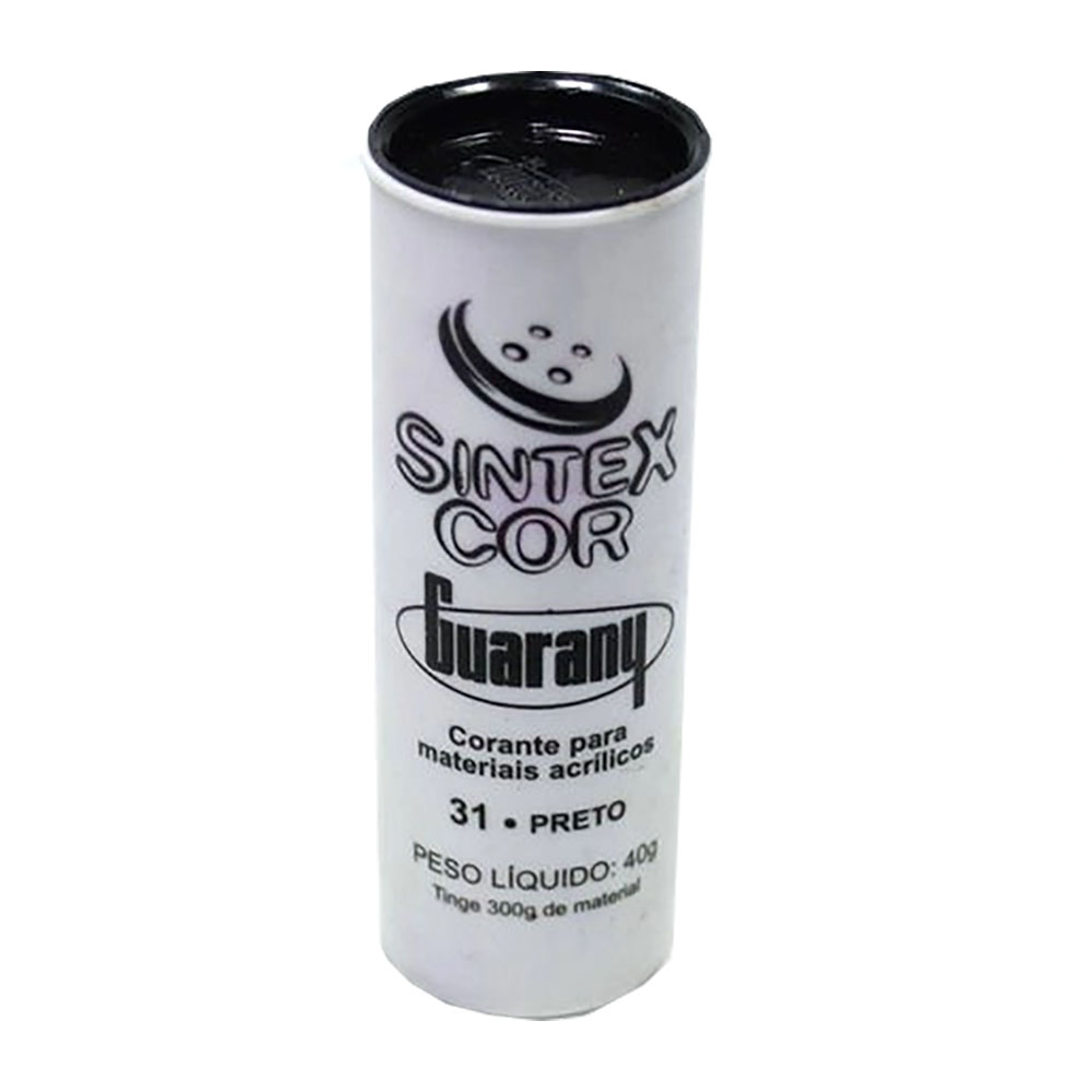 Corante Para Roupa Guarany Sintex cor preto 40g - Sonda Supermercado ...