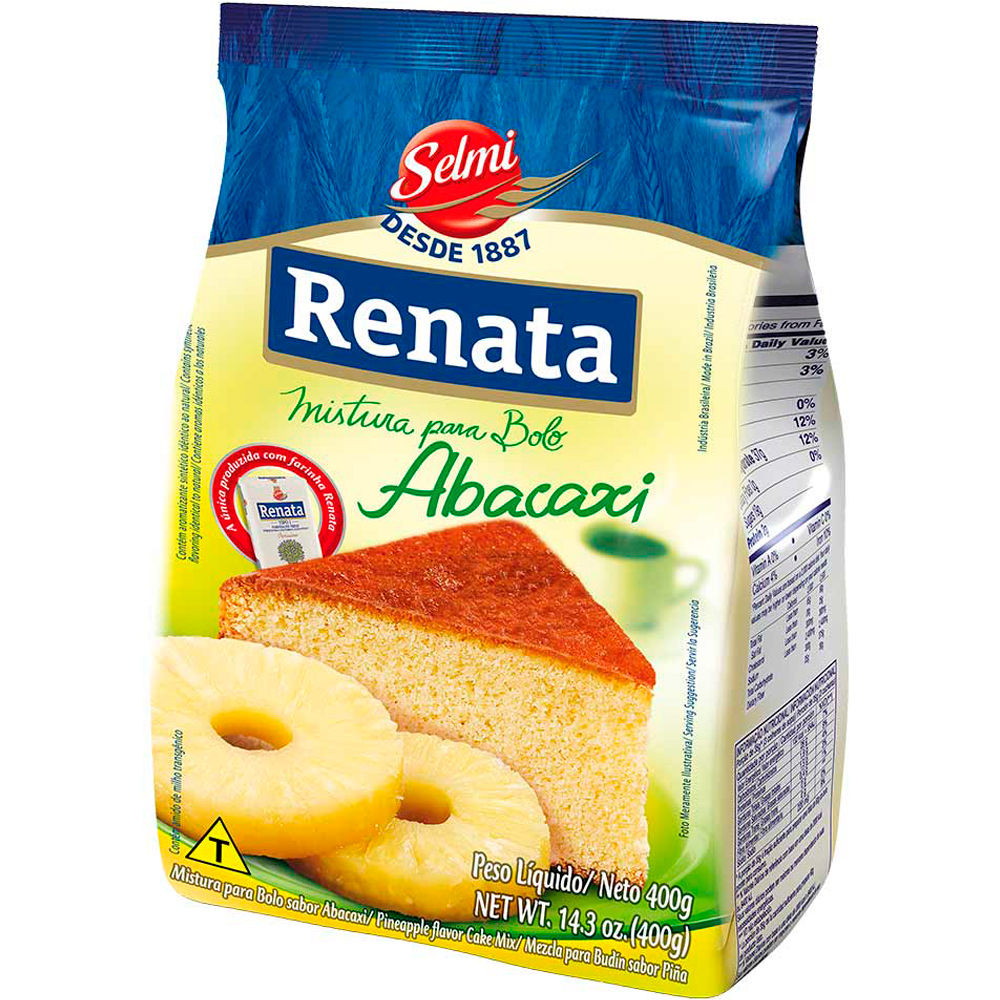 Mistura para bolo Renata sabor abacaxi 400g - Sonda Supermercado Delivery