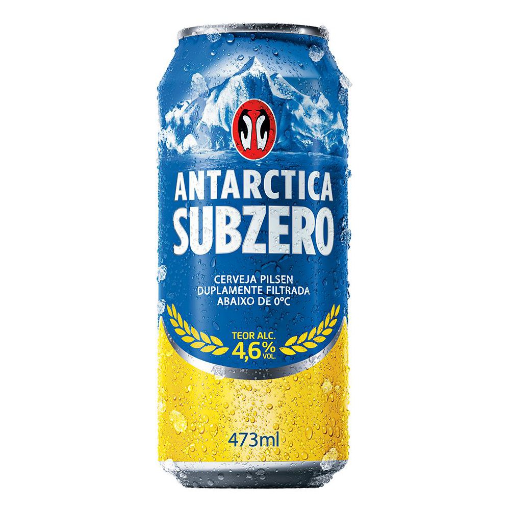 Cerveja Antarctica Sub Zero Pilsen 473ml Lata - Sonda Supermercado Delivery