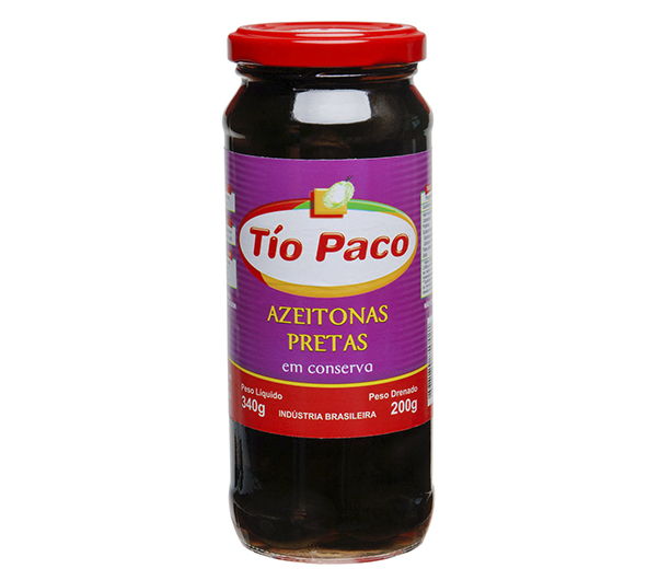 Azeitona Tío Paco preta Vidro 200g - Sonda Supermercado Delivery