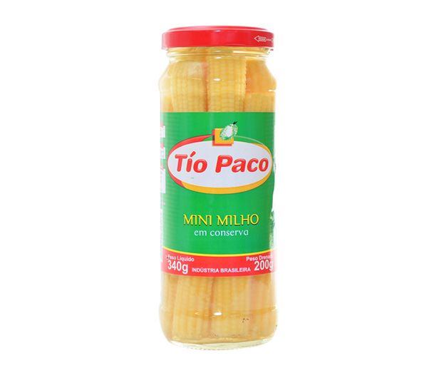 Mini milho em conserva Tio Paco 200g - Sonda Supermercado Delivery