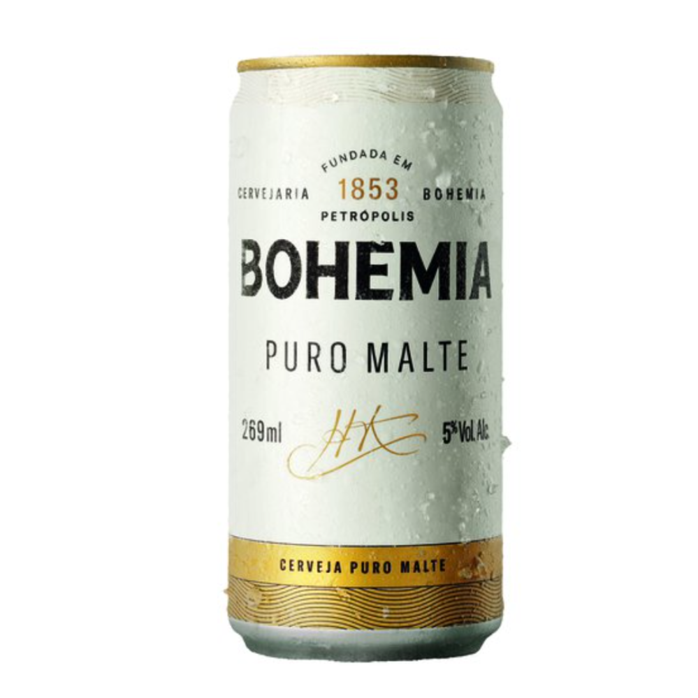 Cerveja Bohemia Puro Malte 269ml Lata - Sonda Supermercado Delivery