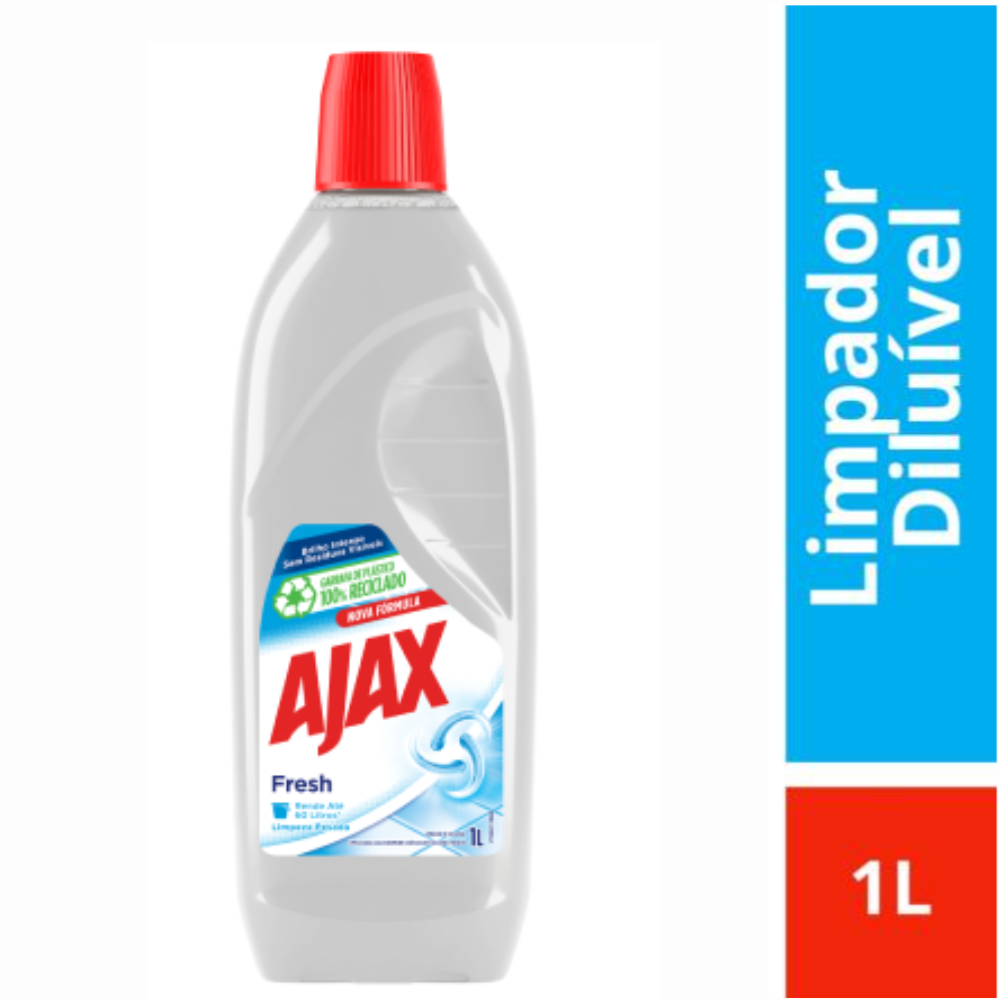 Detergente Uso Geral Fresh Ajax Frasco 1l - Sonda Supermercado Delivery