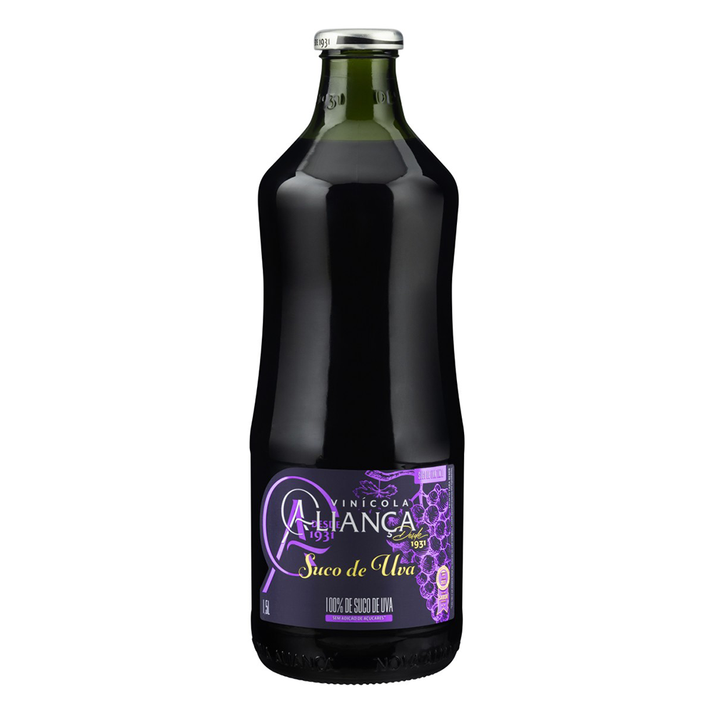 Suco de Uva Tinto Integral Aliança 1,5L - Sonda Supermercado Delivery