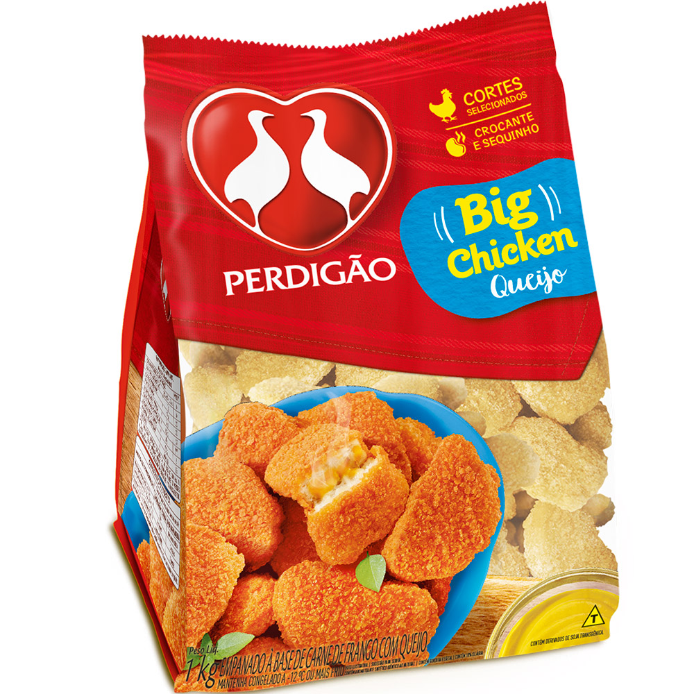 Big Chicken Perdigão com Queijo 1kg - Sonda Supermercado Delivery