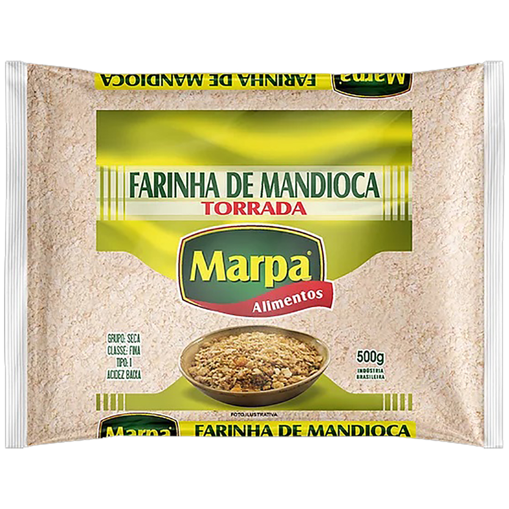Farinha de mandioca torrada Marpa 500g - Sonda Supermercado Delivery