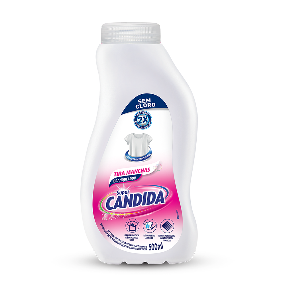 Alvejante Super Candida sem Cloro Branqueador 500ml - Sonda ...
