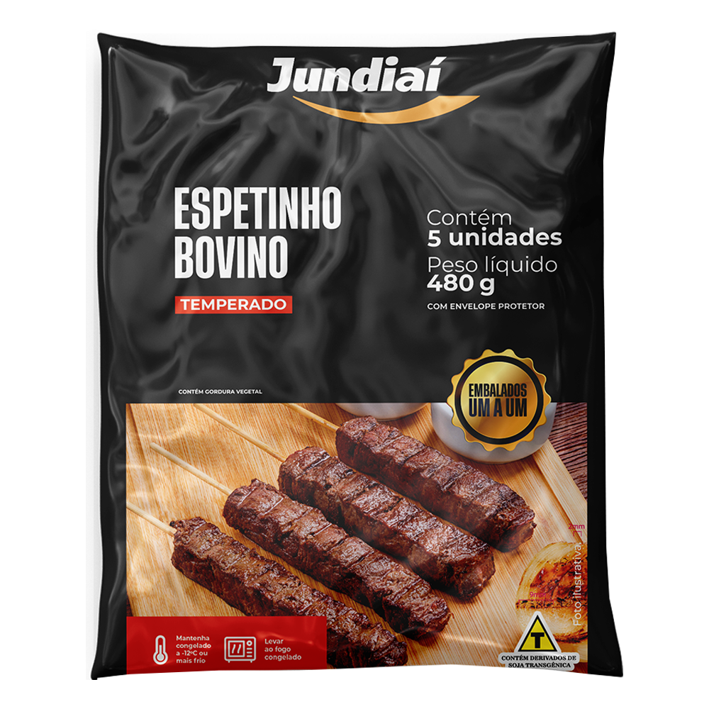 Espetinho de Carne Bovina Temperada Jundiaí 480g - Sonda Supermercado ...