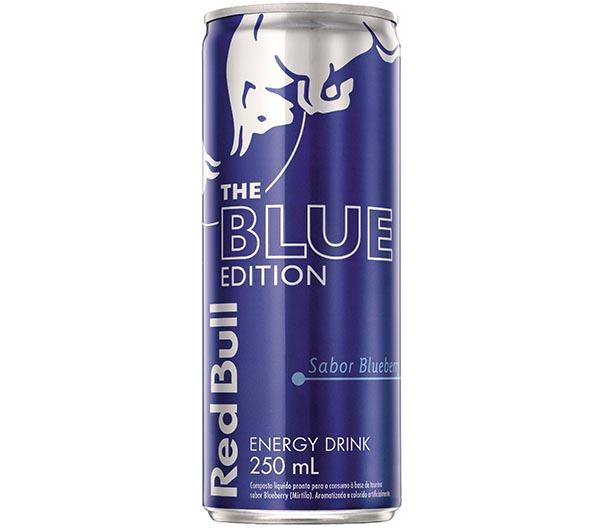 Energético Red Bull The Blue Edition Sabor Blueberry edição limitada ...