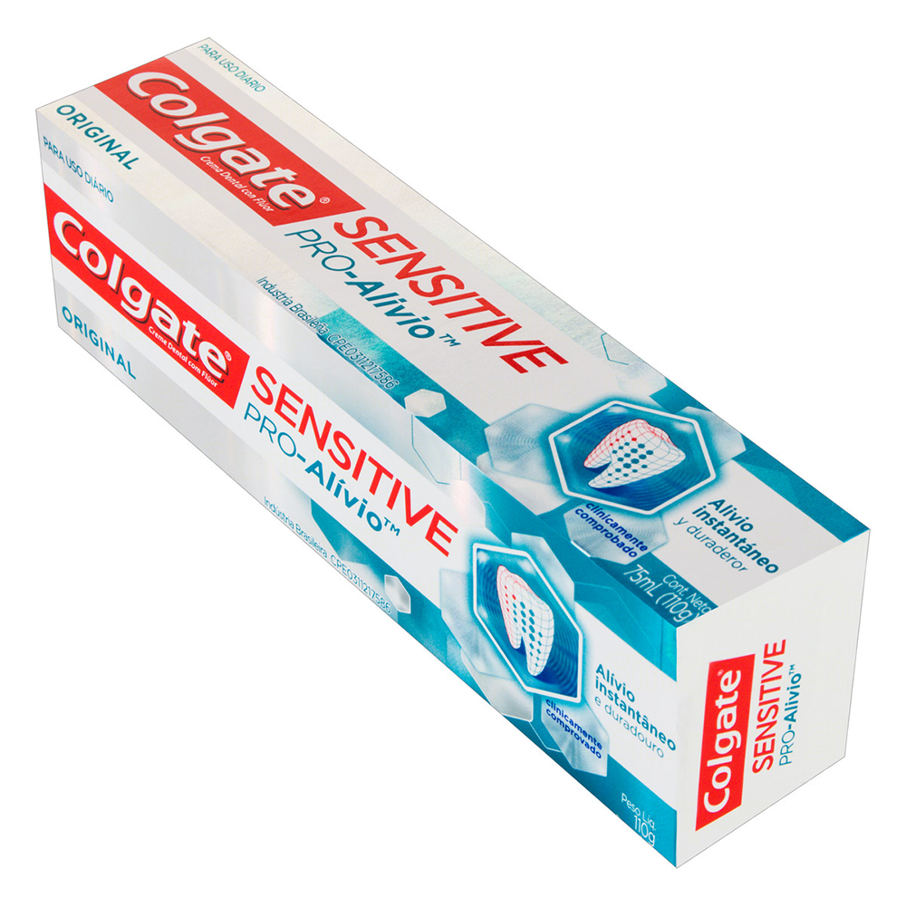 Creme Dental Original Colgate Sensitive Pro-Alívio Caixa 110g - Sonda Supermercado Delivery