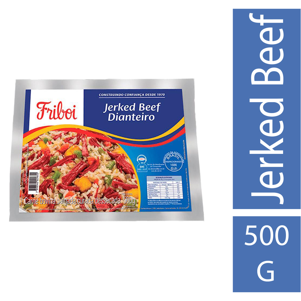 Jerked Beef Friboi Dianteiro 500g - Sonda Supermercado Delivery