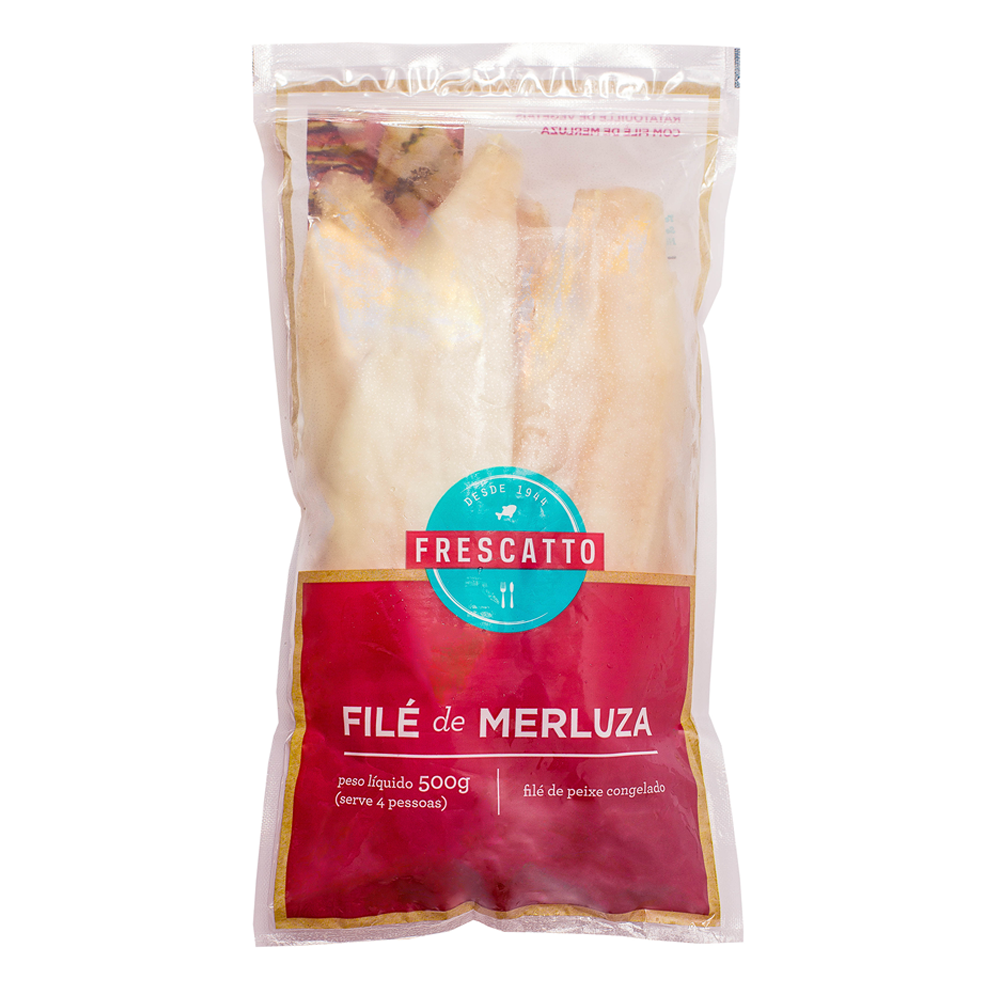 Filé de Merluza Congelado Frescatto Pacote 500g - Sonda Supermercado ...